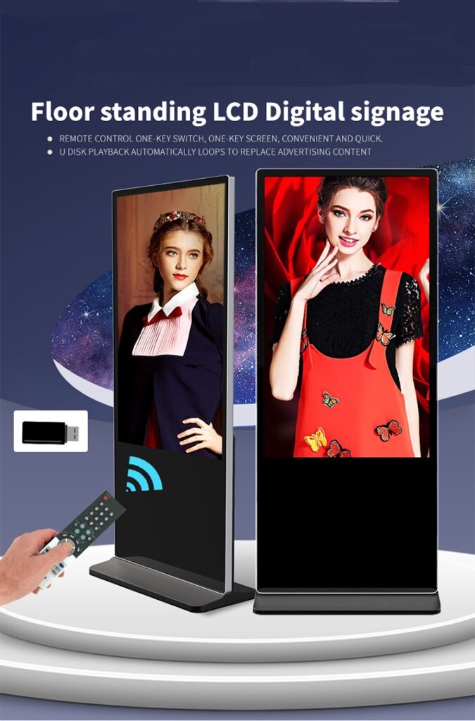 Indoor Floor Standing Digital Signage - JPOK DISPLAY